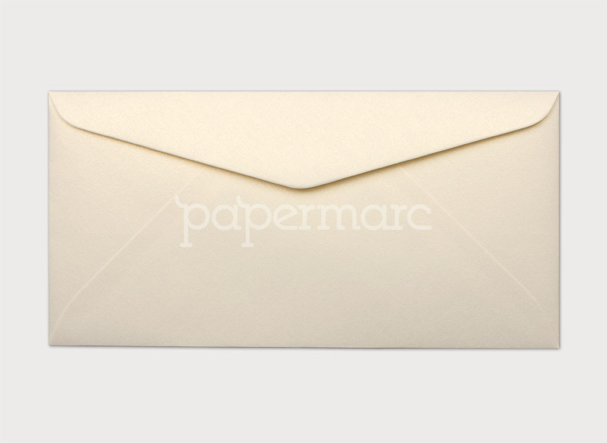 Curious Metallic White Gold DL Envelope, DL Envelopes (110 x 220mm ...