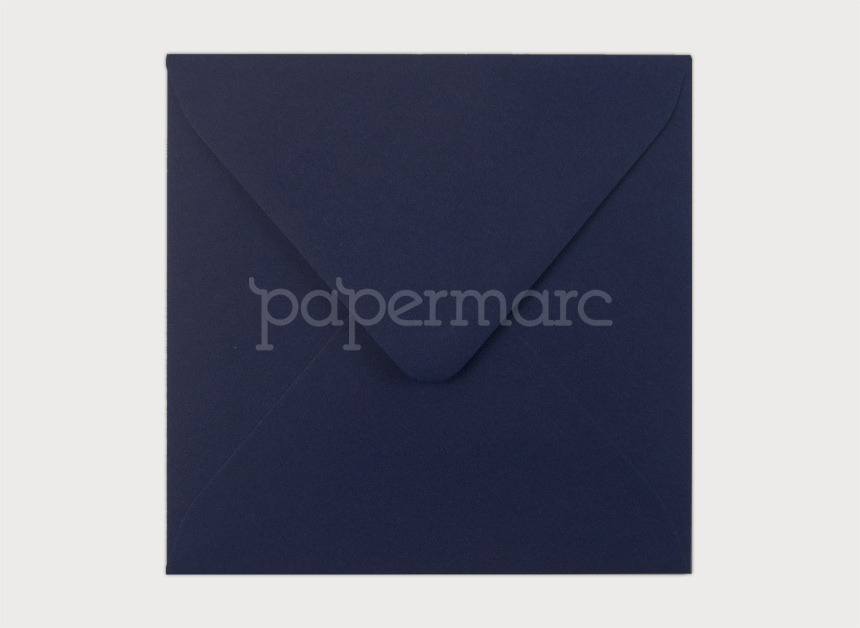 GMUND Navy Blue 130mm Square Envelope, Square Envelopes 130mm Envelope ...