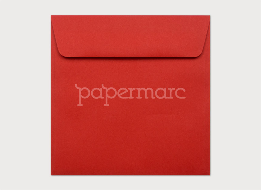 Kaskad Rosella Red 160mm Square Envelope, Square Envelopes 160mm ...