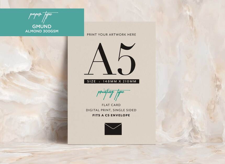 A5 Card : Digital Print (Single Sided) | Papermarc Melbourne, Australia
