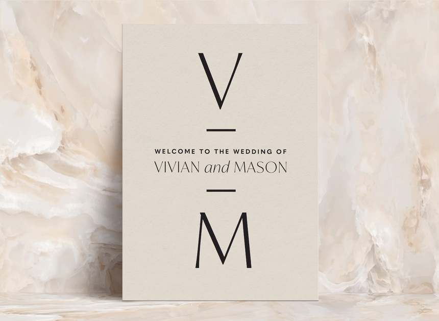 Amore Wedding Welcome Sign | Papermarc Melbourne, Australia