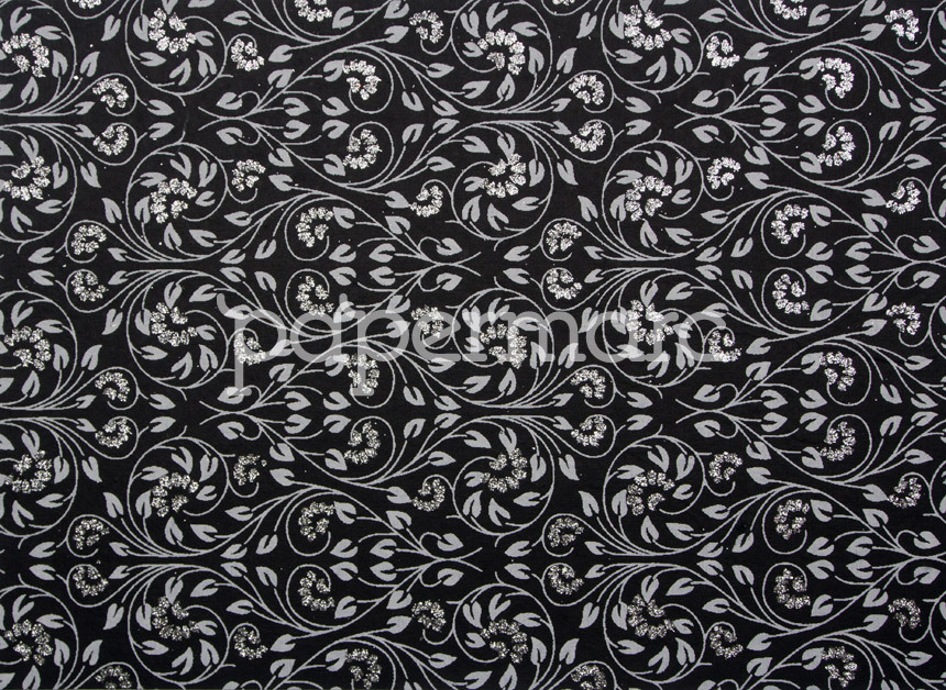 Glitter Print Black A4 Paper, Sheer / Glitter Paper and Card | Papermarc